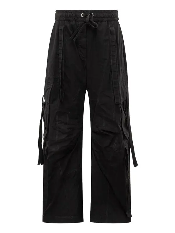 Dolce & Gabbana Cotton Cargo Pants - Black