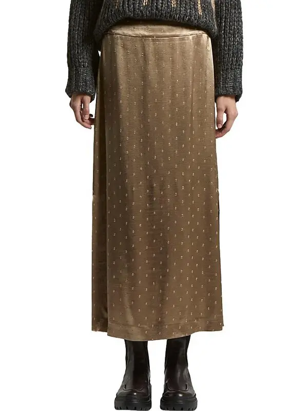 Peserico Maxi Skirt - Sepia
