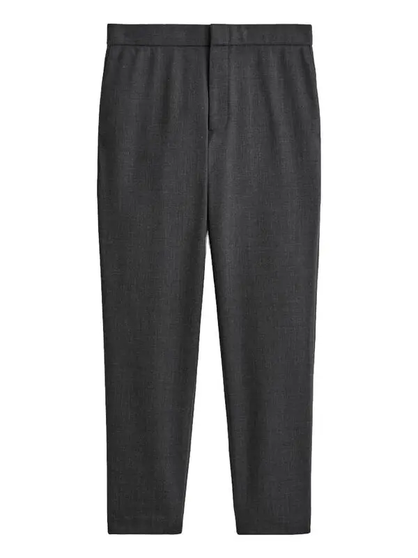 Cos Rws Wool Blend Slim Pants - Gray