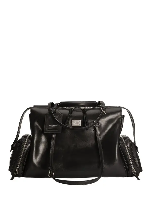 Dolce & Gabbana Vittoria Calfskin Bag - Black
