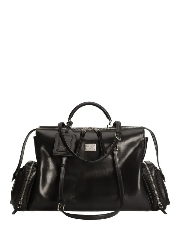 Dolce & Gabbana Vittoria Calfskin Bag - Black