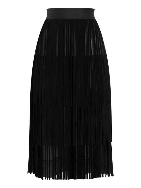 Dolce & Gabbana Organza Skirt - Black
