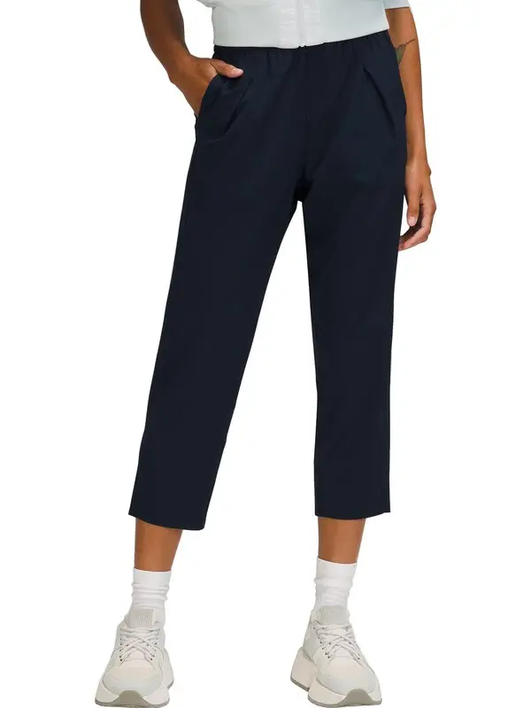 Lululemon Ease Back In Mid-rise Cropped Pant 23 - True Navy