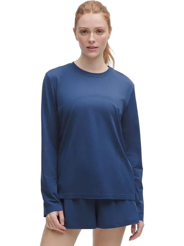 Lululemon Relaxed Long-sleeve Shirt - Blue Twill