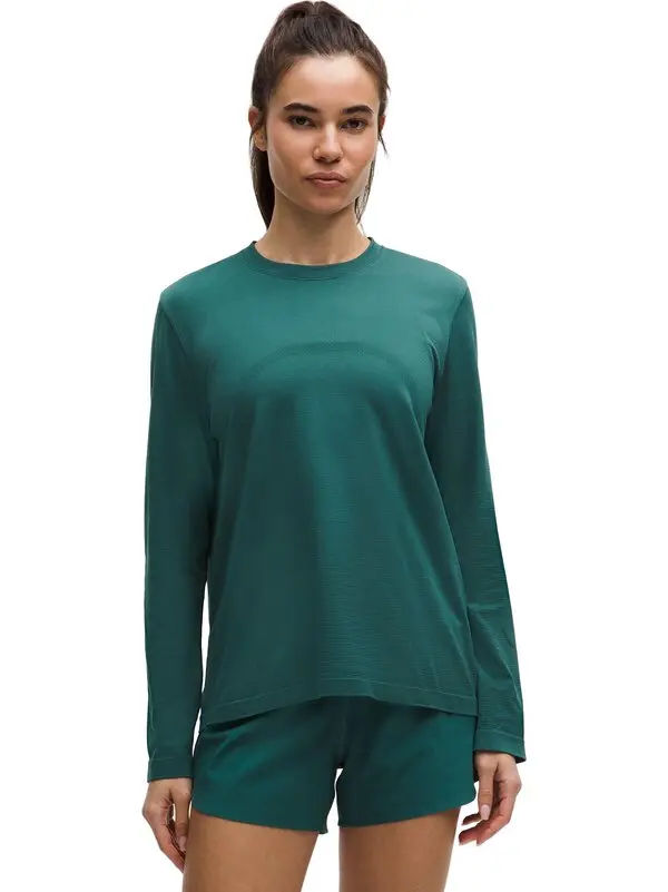 Lululemon Swiftly Relaxed Long-sleeve Shirt - Deep Marina/deep Marina