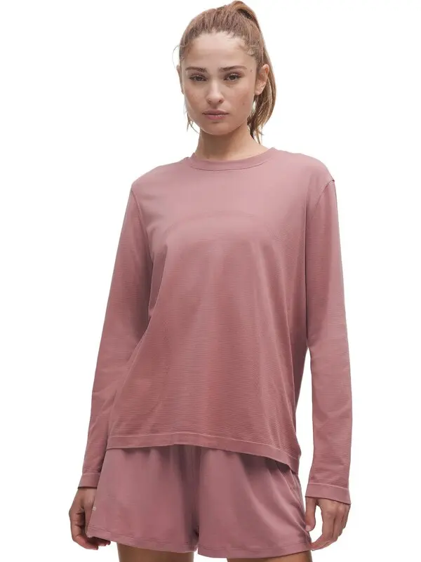 Lululemon Relaxed Long-sleeve Shirt - Red Clay