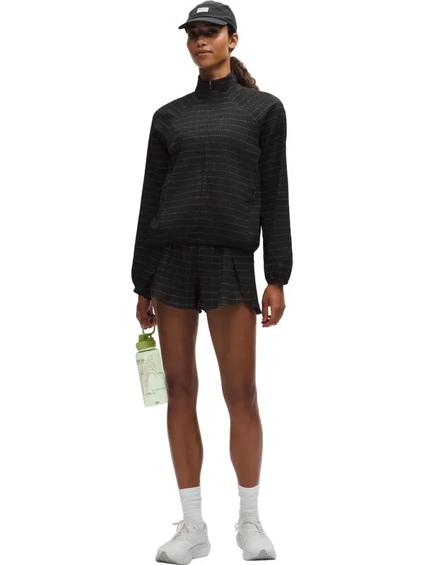 Lululemon Negative Split Textured Run Short 2.5 - Black