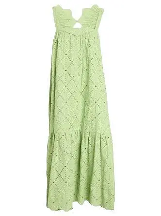 Dorothee Schumacher Broderie Anglaise Maxi Dress - Green