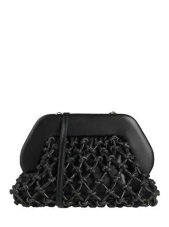 THEMOIRE Handbag With Appliqués - Black