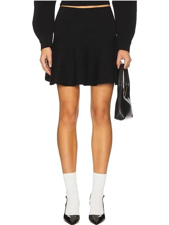 Steve Madden Rosina Mini Skirt - Black Onyx