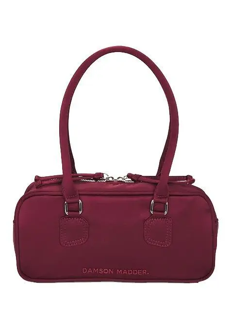 DAMSON MADDER Benny Mini Bowler Bag - Burgandy
