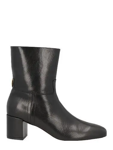 Bally Ankle Boots In Pebbled-leather - Black