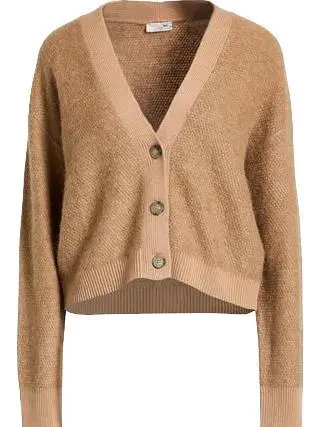 Peserico Virgin Wool Blend Cardigan - Beige