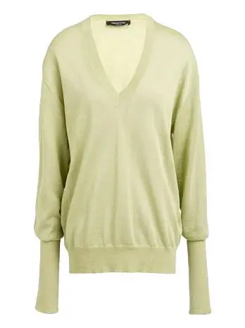 Fabiana Filippi Knit V-neck Sweater - Green