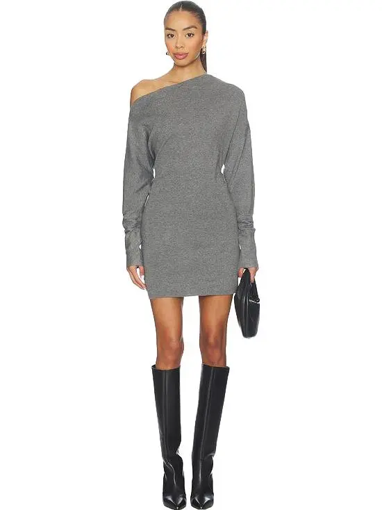 SNDYS Lowe Mini Dress - Charcoal