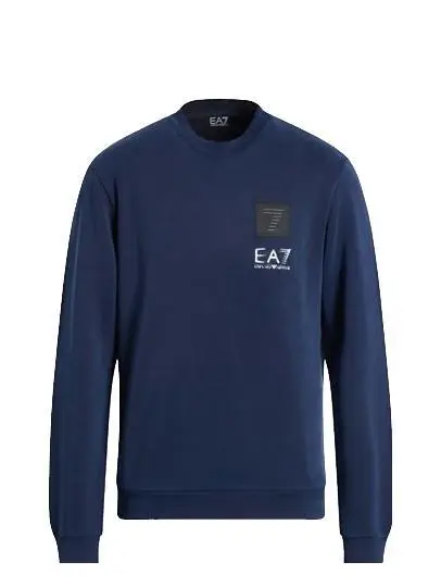 EA7 Sweatshirt With Appliqués - Navy