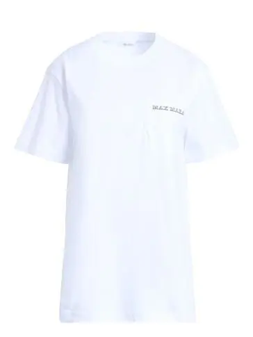 Max Mara T-shirt With Chest Pocket - White
