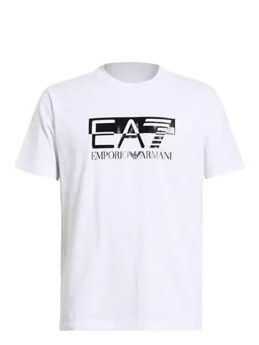 EA7 T-shirt Size Cotton, Elastane - White