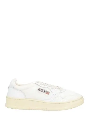 AUTRY Leather And Textile Sneakers - Off White