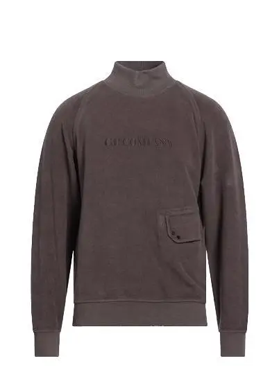 C.P. COMPANY Cotton-blend Fleece Sweatshirt - Brown