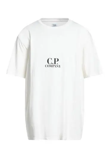C.P. COMPANY C. P. Company T-shirt Taupe Size Cotton - White