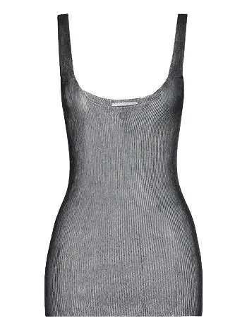 Fabiana Filippi Knitted Metallic Scoop Neck Sleeveless Top - Black