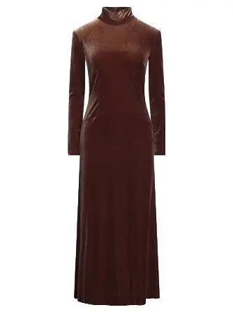 COMPAGNIA ITALIANA Flared Maxi Dress - Brown