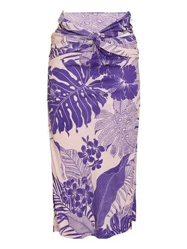 Pinko Midi Pencil Skirt - Purple