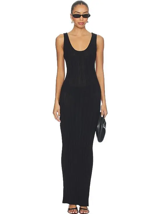 SNDYS Baha Maxi Dress - Black