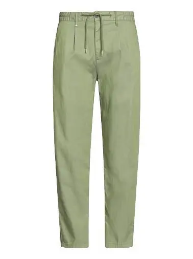 BERNA Tapered Twill Pants - Green