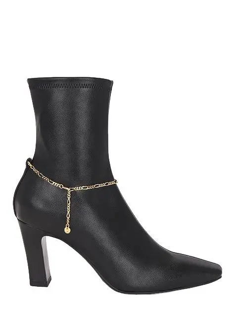 Lola Cruz Ankle Bootie - Black
