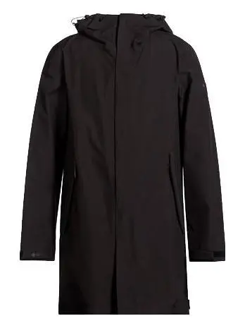 Peuterey Polyester Overcoat And Trench Coat - Black