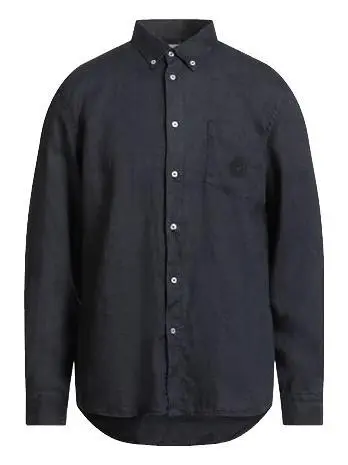JOHNNY LAMBS Shirt Midnight Size Linen - Blue