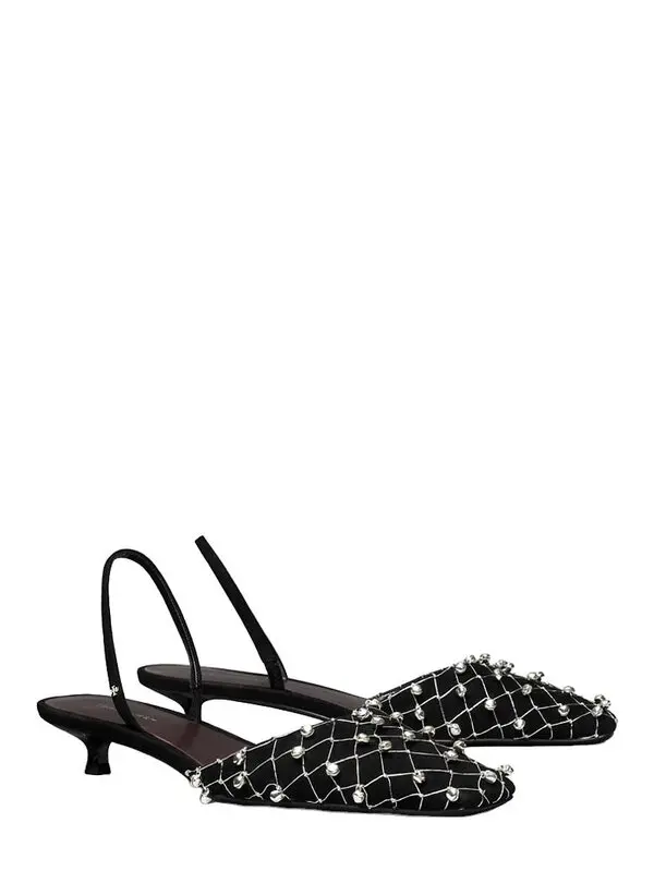 Tory Burch Bell Slingback - Perfect Black