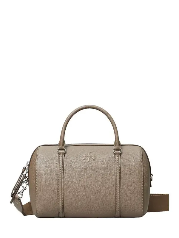 Tory Burch Leather Satchel - Wild Mushroom
