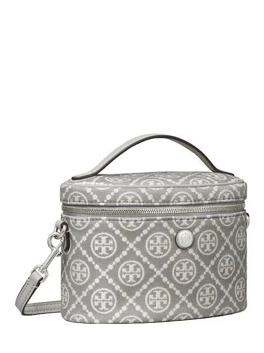 Tory Burch T Monogram Soft Vanity Case - Gray