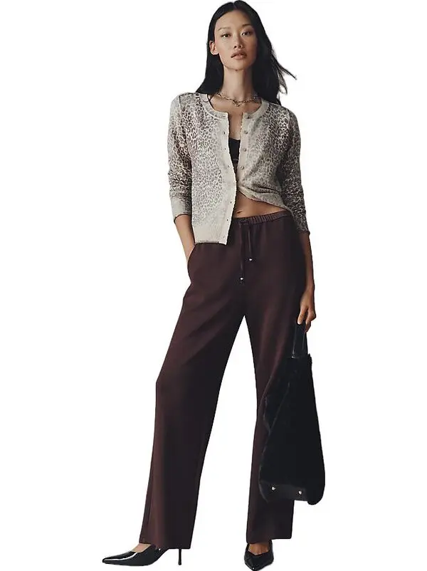 Scotch & Soda Knit Drawstring Pants - Chocolate