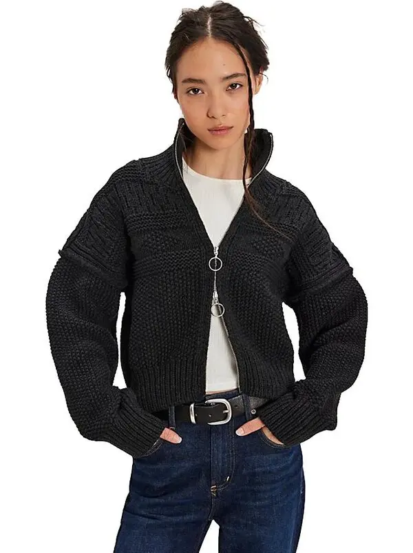 Free People We The Free Lil Lad Cardigan - Ashes