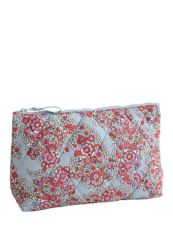 VERA BRADLEY Paisley Bouquet Large Pouch - Blue