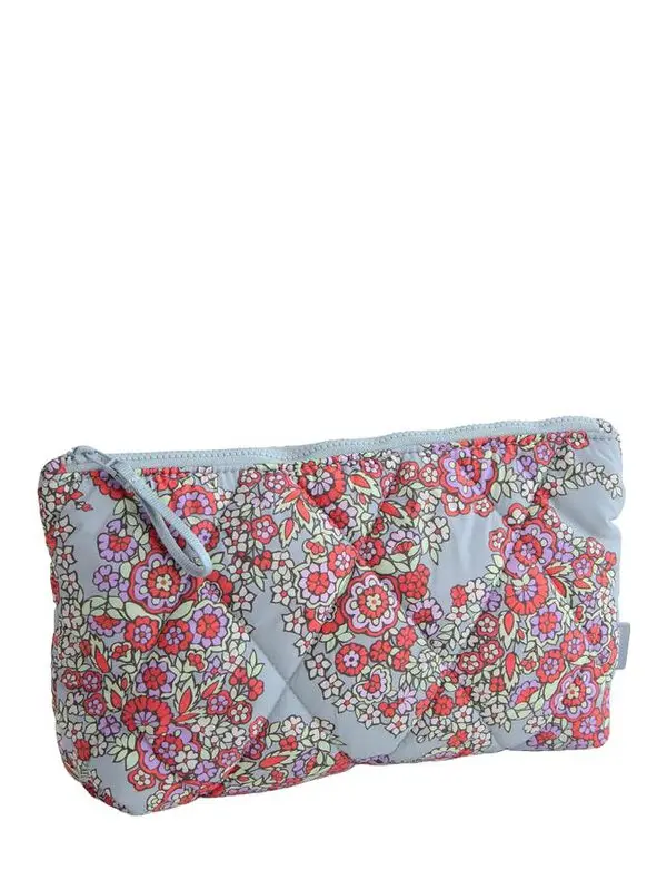 VERA BRADLEY Medium Pouch In Paisley Bouquet - Blue