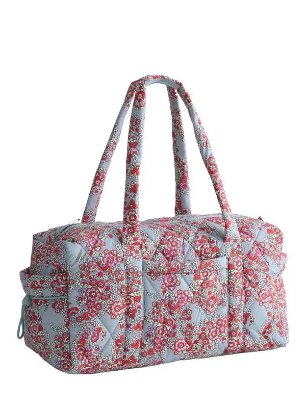 VERA BRADLEY Original Duffel Bag In Paisley Bouquet - Blue