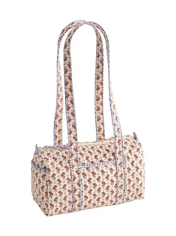 VERA BRADLEY Original 100 Rachel Ditsy Handbag - Red/blue