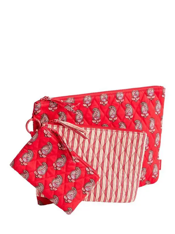 VERA BRADLEY 3-piece Organizer Set - Red