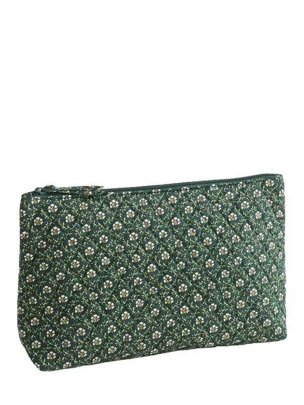 VERA BRADLEY Large Pouch In Mistletoe Lattice - Green