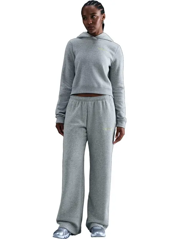 Nike Sportswear Phoenix Fleece Straight-leg Sweatpants - Grey
