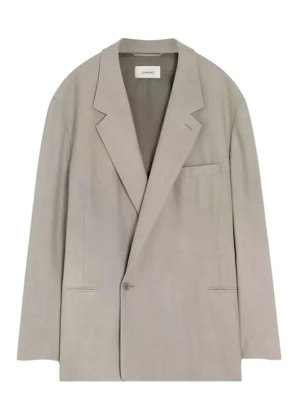 LEMAIRE Double-breasted Tailored Blazer - Neutrals