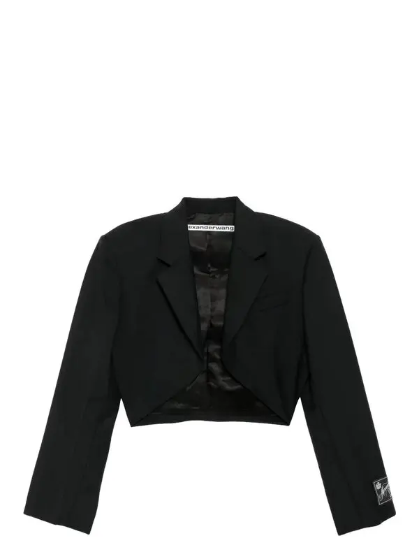 Alexander Wang Logo Patch Blazer - Black