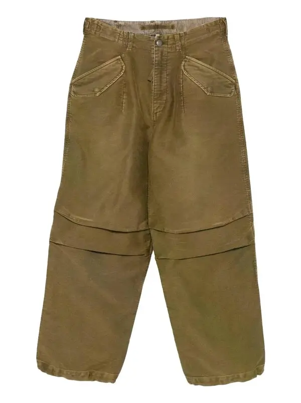 R13 Cotton Trousers - Green