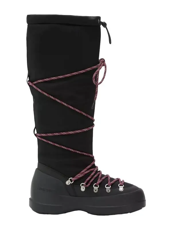 Moon Boot Luna Lace-up Boots - Black