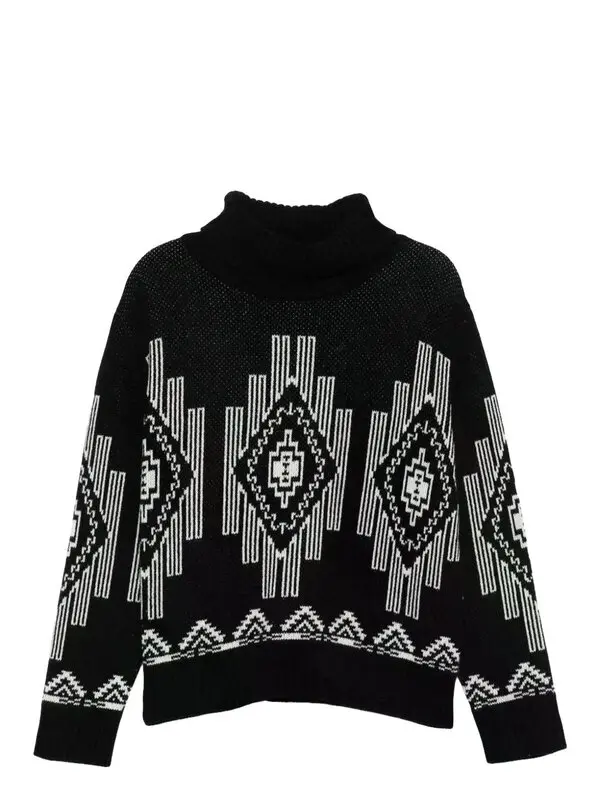 WE NORWEGIANS Pioneer Kautokeino Sweater - Black